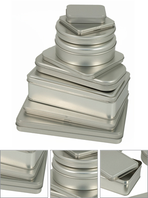 Standard Off The Shelf Tin Collection - Rombus Packaging